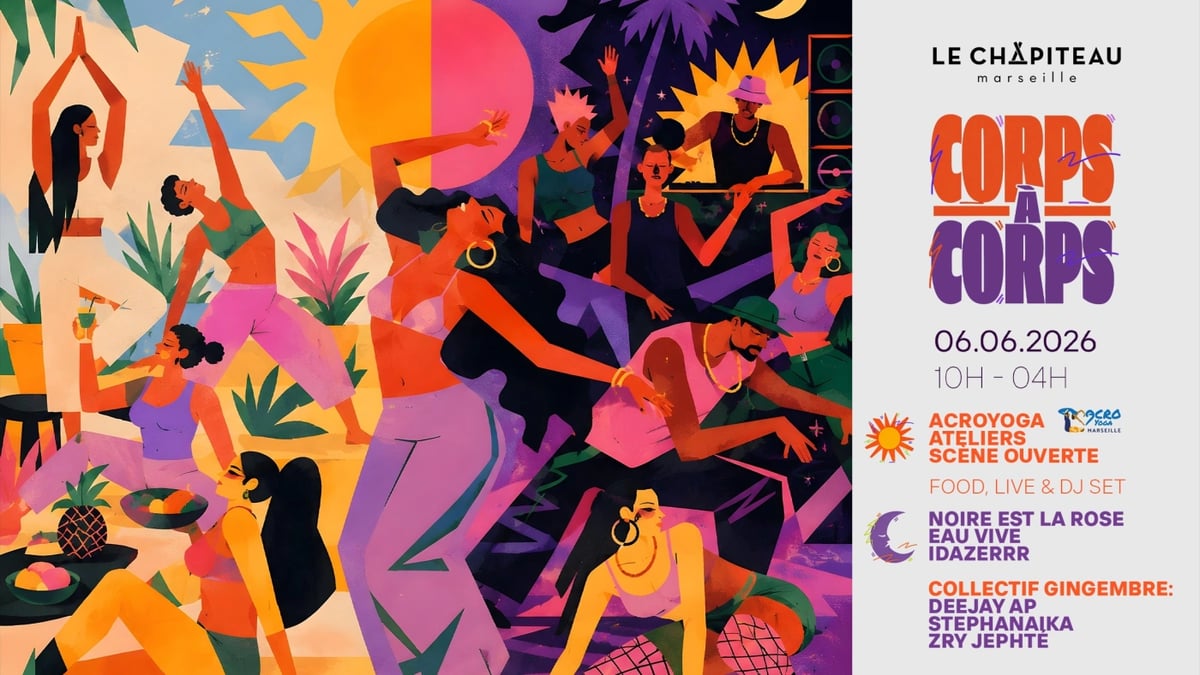 Concert, Acroyoga et DJ sets à Marseille — 6 juin 2026