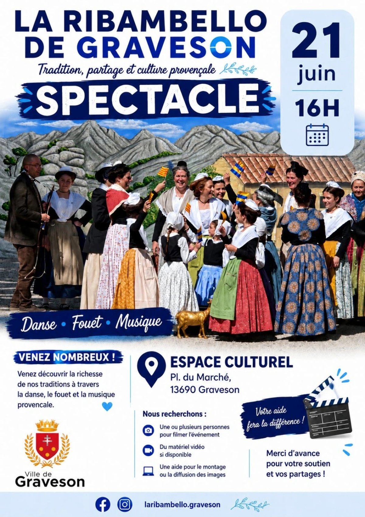 Grand Spectacle de la Ribambello à Graveson — 21 juin 2026
